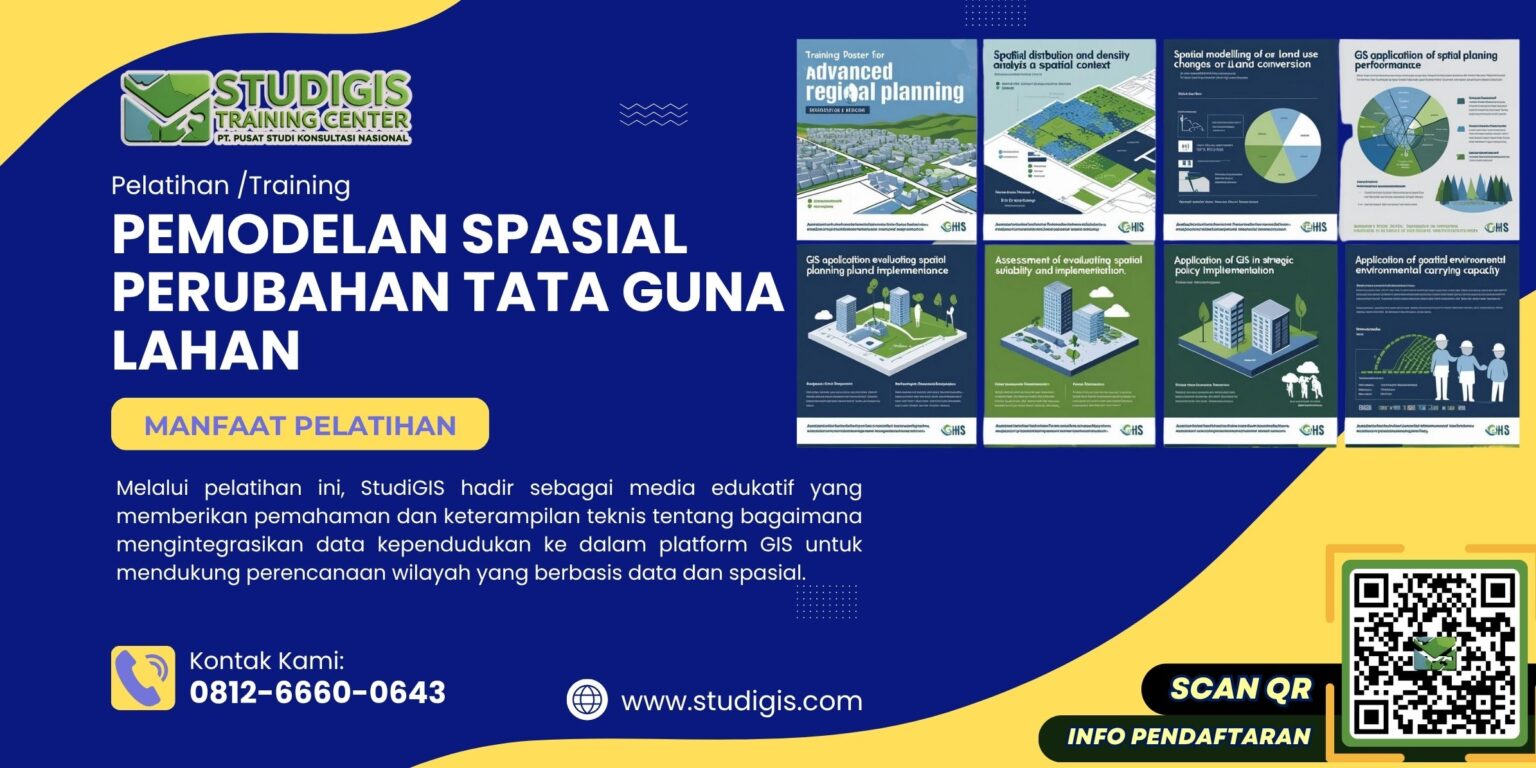 Pelatihan Pemodelan Spasial Perubahan Tata Guna Lahan - Studi GIS